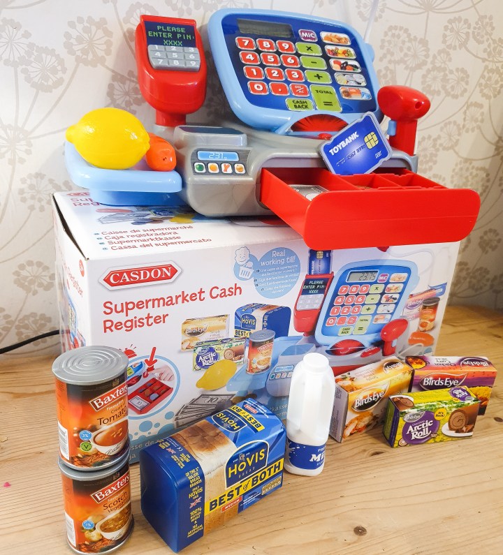 Casdon Supermarket Till Toy Review – The Coastal Mummy