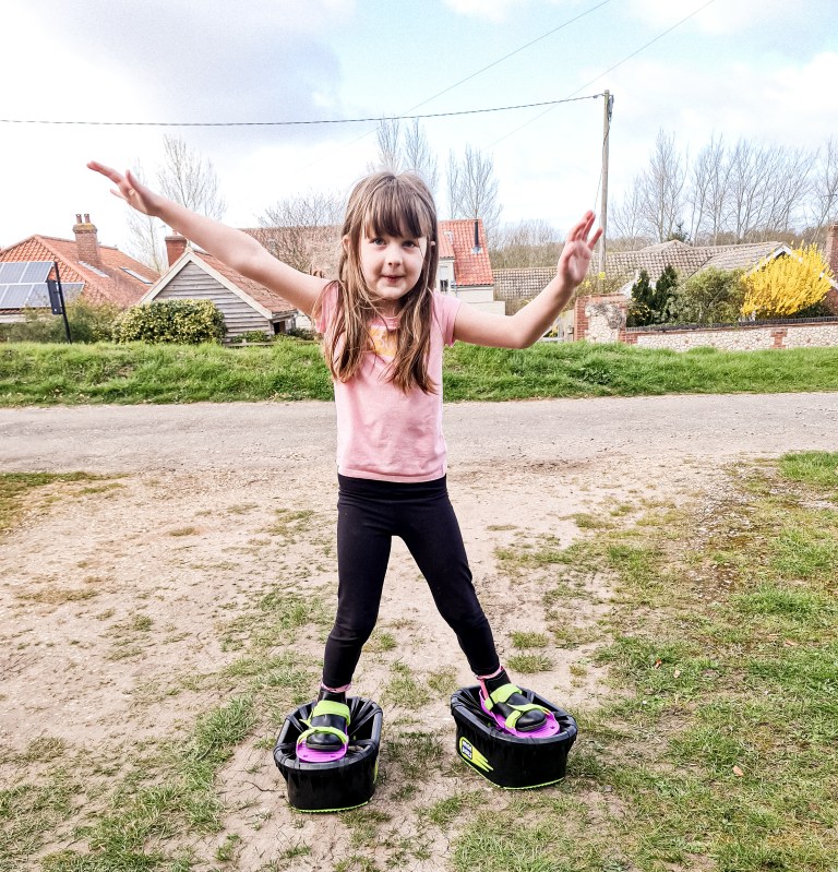 Bouncing Back In Time With Moon Shoes! – The Coastal Mummy