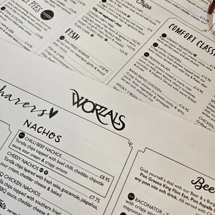 Worzals Bar and Grill – The New Menu Review – The Coastal Mummy